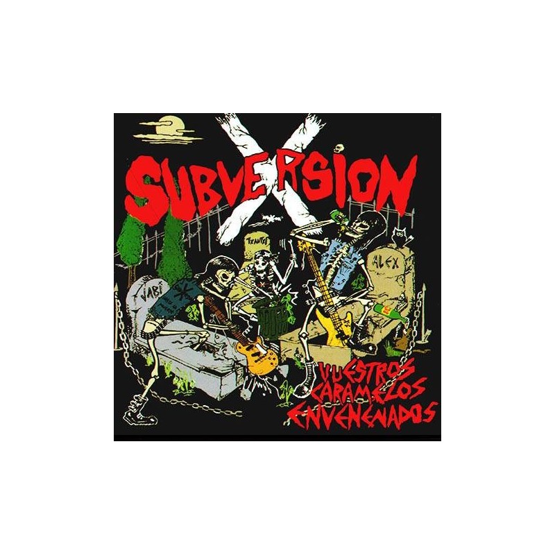 SUBVERSION-X vuestros caramelos envenenados LP + POSTER + CD
